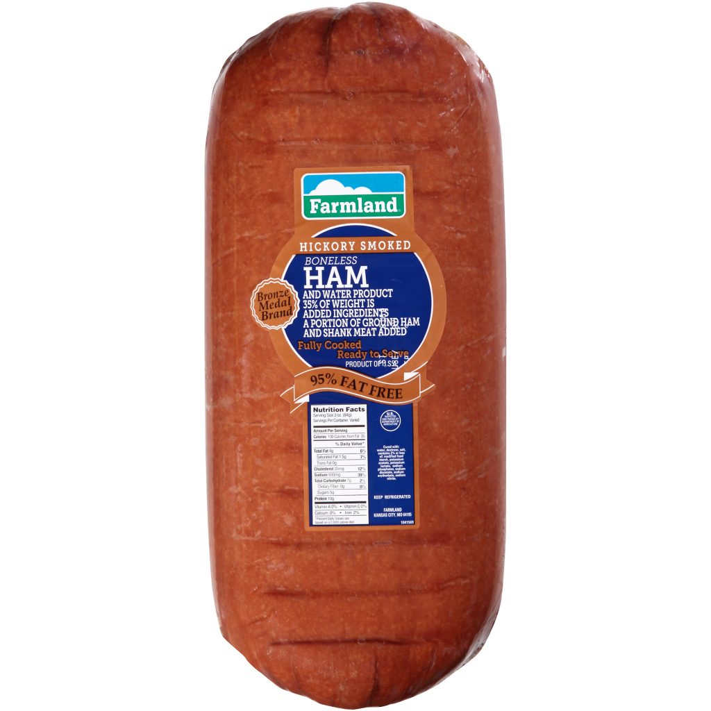 Bronze Medal Flat Ham, Ham and Water Product, 11.6 Pounds per Ham, 2 ...