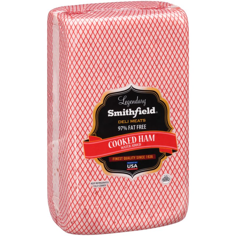Smithfield Legendary Cooked Ham, Water Added, 13.55 Pounds per Ham, 2 ...
